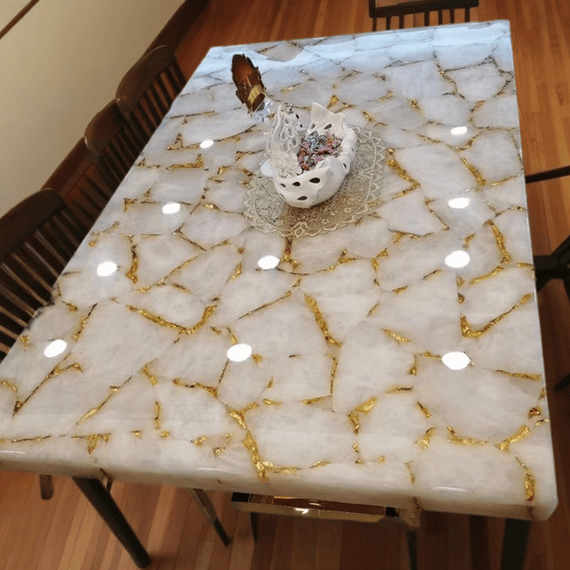 Gemstone Table Tops – EpoxyAgate Craft
